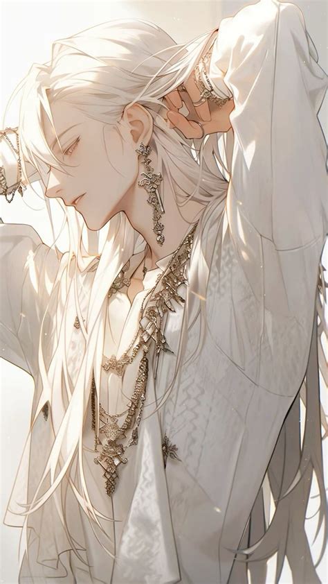 Pinterest Вдохновляющие персонажи Эскизы персонажей Белые волосы