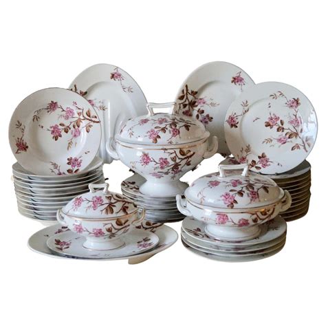 Antique French Old Paris Porcelain Dinnerware 1900s For Sale At 1stdibs
