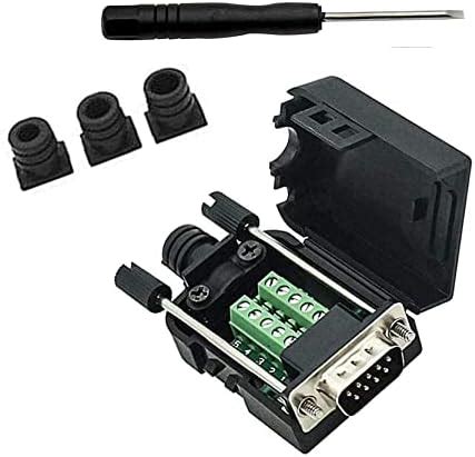 YIOVVOM DB Breakout Connector To Wiring Terminal RS D SUB Male Serial Adapters Port Breakout