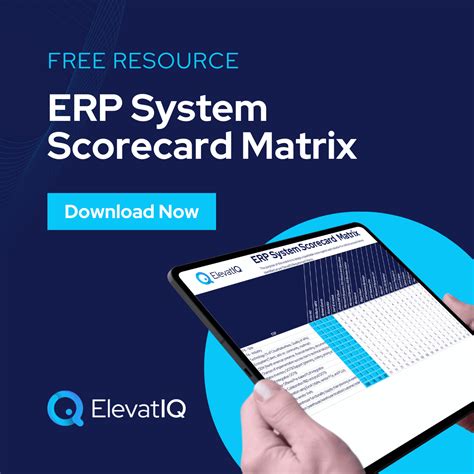 Erp Systems Scorecard Sheet Compare Erp Systems