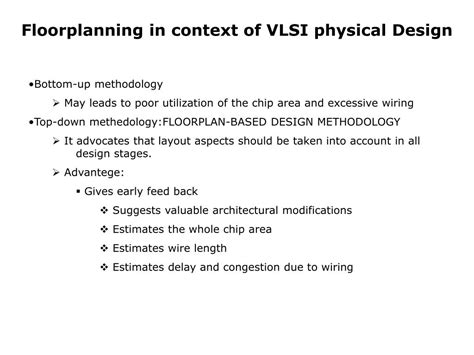 ppt analysis of floorplanning algorithm in eda tools powerpoint