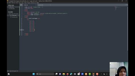Membuat Database Karyawan Dengan Menggunakan Xampp Dan Sublime Text Kelompok 4 Youtube