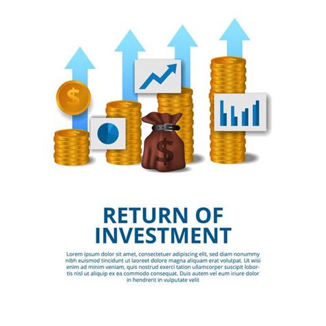 투자 개념의 반환 비즈니스 금융 성장 화살표 성공 화살표 일러스트 벡터 그래픽 디자인 Png 일러스트 및 벡터 에 대한
