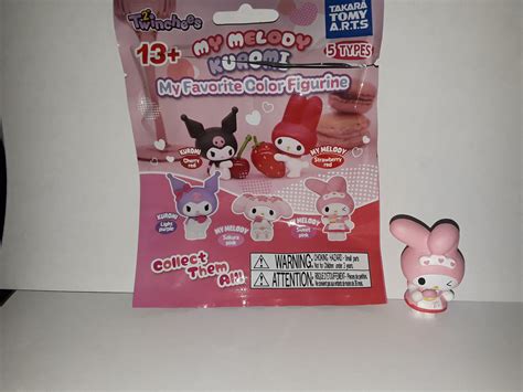 New But Opened My Melody Kuromi My Favorite Color Figurine 2