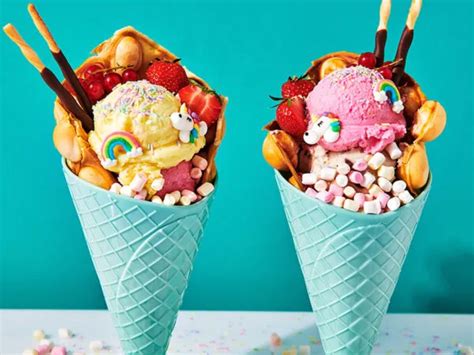 Bubble Waffle With Ice Cream Funcakes