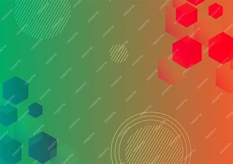 Premium Vector Dynamic Abstract Background With Lines Objects And Gradient Colors