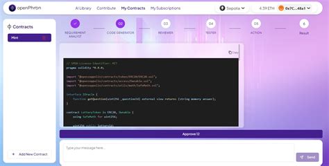 Smart Contract Builder 🚀 Openphron Documentation
