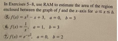 Solved I Would Like To Know How To Solve This Using Ram To