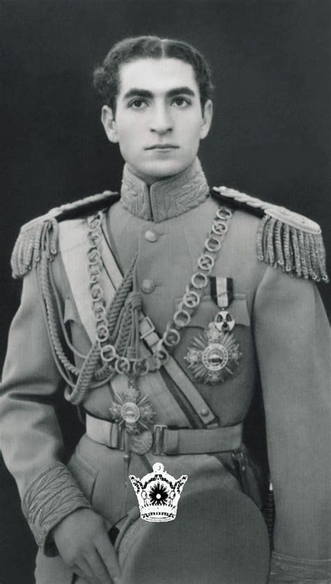 Beautiful Portrait Of Mohammad Reza Pahlavi At Young Age1940s