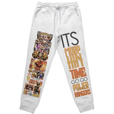 Animedwarf White Ranger V2 Mighty Morphin Power Rangers Streetwear