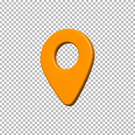 Premium Psd 3d Rendering Red Realistic 3d Map Pin Gps Pointer Markers Pointer Location Icon