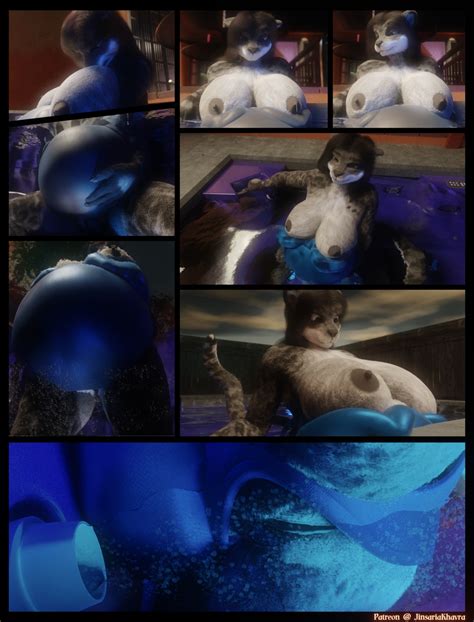 Rule 34 3d Artwork Aeva Risis Areola Belly Growth Belly Rub Bodily