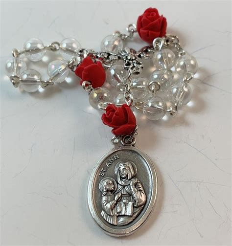 St Anne Mother Of The Virgin Mary Chaplet Patron Saint Of