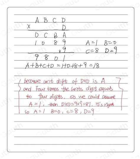 Solved In The Following Alphametic All The Different Letters Stand