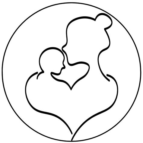 Molde Mãe E Filho Para Imprimir Em Pdf Artesanato Passo A Passo