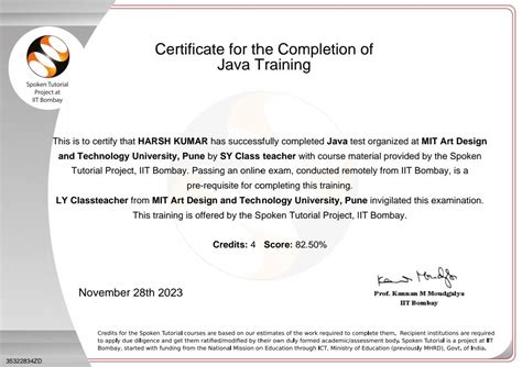 Harsh Kumar On Linkedin Java Javaprogramming Spokentutorial