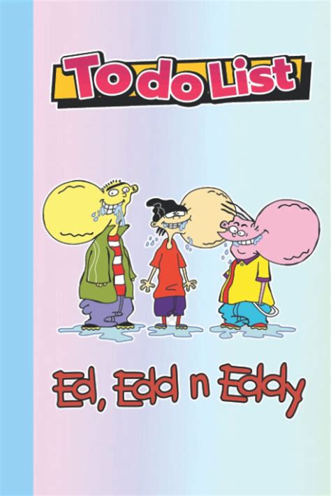 Buy Ed Edd N Eddy To Do List Book Animated Merch Ed Edd N Eddy Collage Ed Edd N Eddy To Do