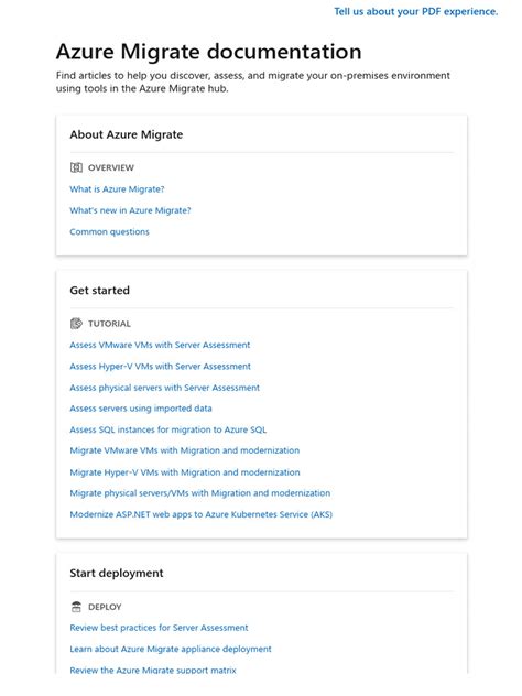 Azure Migrate Pdf Virtual Machine Hyper V