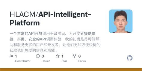 Github Hlacmapi Intelligent Platform 一个丰富的api开放调用平台项目，为开发者提供便捷、实用、安全的api调用体验；我的初衷是尽可能帮助和服务更多