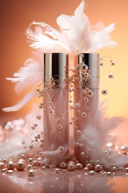 Premium Photo Makeup Cosmetics Advertising Composition