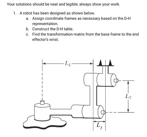 solved a robot has been designed as shown below a ﻿assign