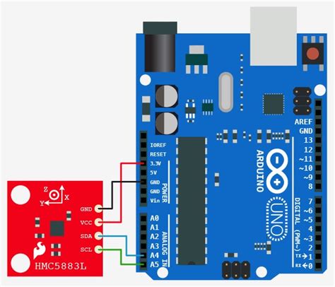 Arduino Magnetometer Compass Module