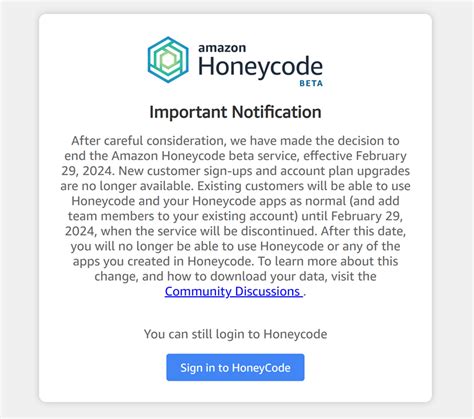 aws honeycode is dead what are alternatives
