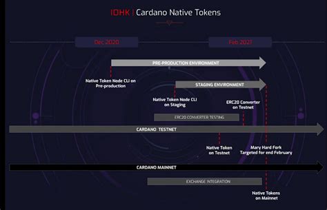 Native Tokens Planned On The Cardano Main Net End Of February Cardano