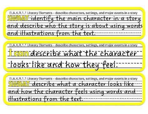 Florida Standards “i Can” And Swbat Statements Kindergarten Growing Bundle