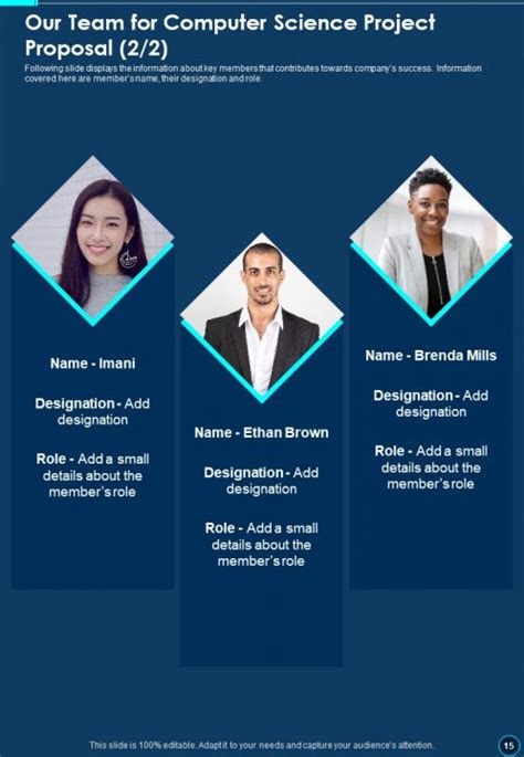 Computer Science Project Proposal Report Sample Example Document Presentation Graphics