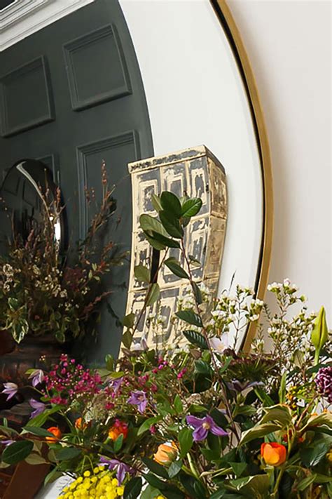 Amplifying Light And Space With Convex Mirrors Brass Convex Mirror