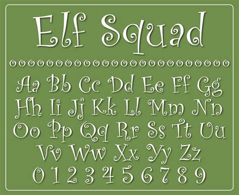 Curly Font Elf Font Curly Cursive Font Curly Script Font Curly Font