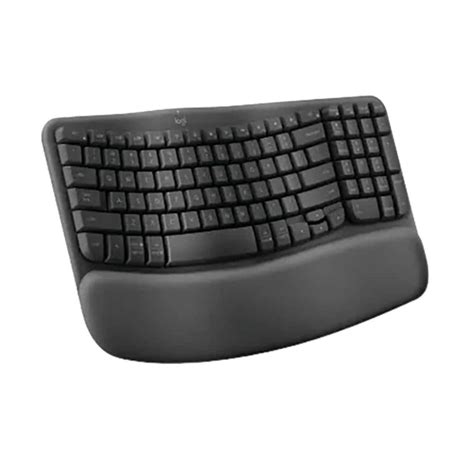 Logitech Keyboad Wave Keys For Business Ergonomic Wireless Black Technology