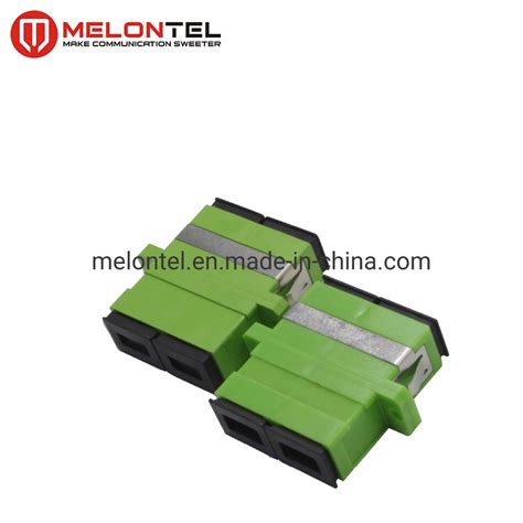 2 Core Duplex Sc Apc Adaptor Multi Mode Fiber Optical Adaptor China Waterproof Sc Adaptor And