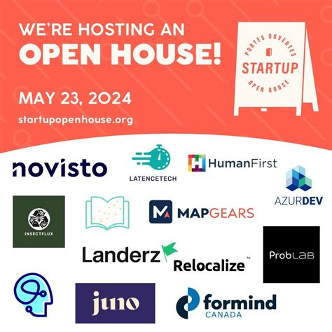 Join Us For Startup Open House In Montréal Startup Open House Posted