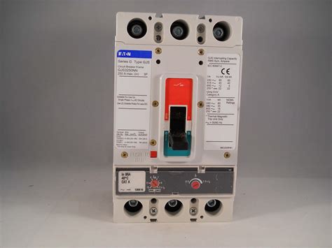 Eaton Mccb 250 Amp Triple Pole 250a 3 Phase Breaker Series G Gjs3250nn New Willrose Electrical