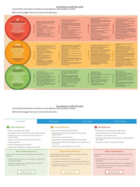 Sexual Behaviour Traffic Light System Pdf Traffic Light Information