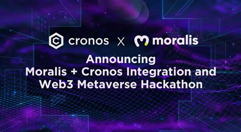 Moralis And Cronos Integrate To Lay The Foundations For Web