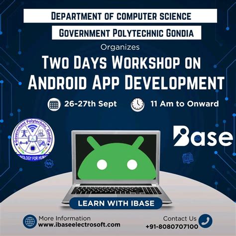 Ibase Electrosoft Llp On Linkedin We Are Successful Organize Two Days Workshop On Android App