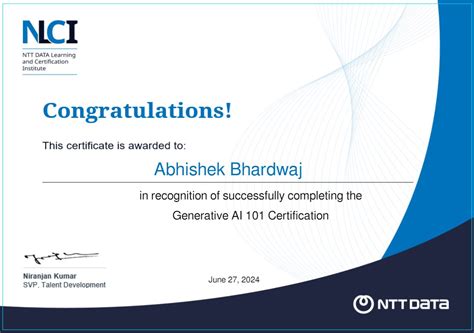 Abhishek Bhardwaj On Linkedin Learning Continues