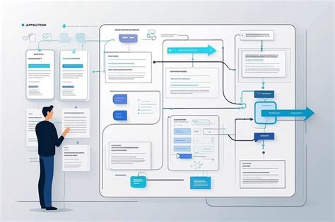 Ux Ui Flowchart Application Development Prototype Design User