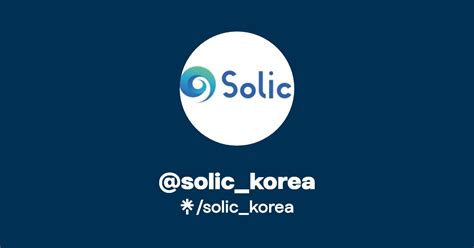 Solic Korea Instagram Facebook Linktree
