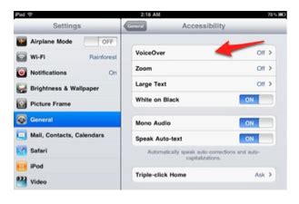 Introduction To VoiceOver For IOS Mobile Devices 4All Tech Ease