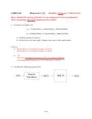 Understanding Signal Periods And Harmonics Homework Guide Course Hero