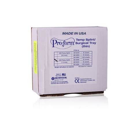 Keystone Industries Splint Material 25 Pack