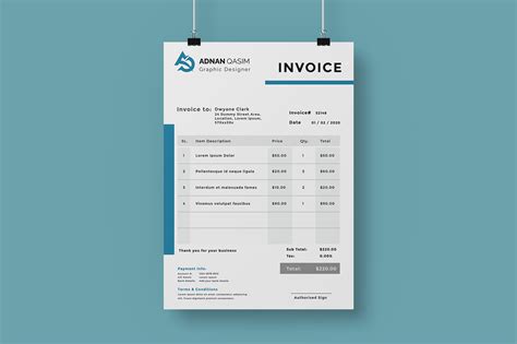 Invoice Design On Behance