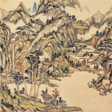 赏析 王原祁的山水作品高清鉴赏王时敏王翚王鉴