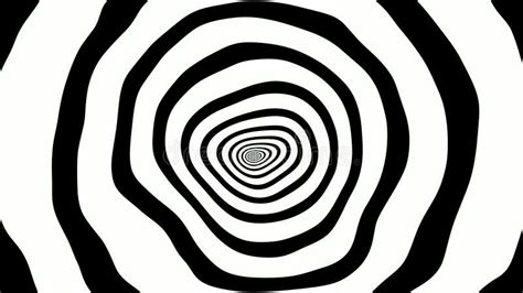 Black And White Seamless Looping Tunnel Animation Background Stock Video Video Of Hypnotic