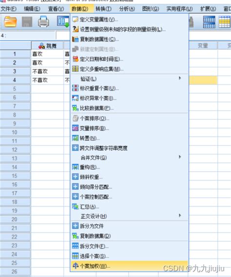 spss基本数据处理（三） spss数据集 csdn博客