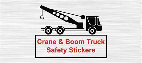 High Quality Crane Stickers Crane Safety Stickers And Hard Hat Stickers